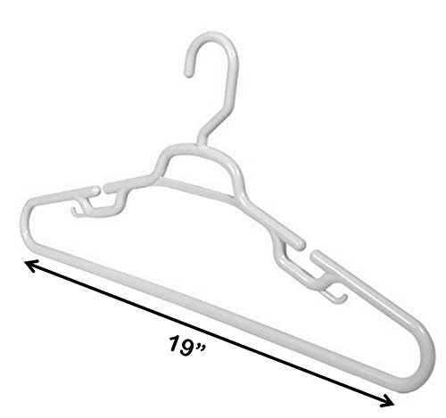 24 Giant Tubular Plastic Hanger - Super Duty, 24 Hangers, Proudly Made in The USA!