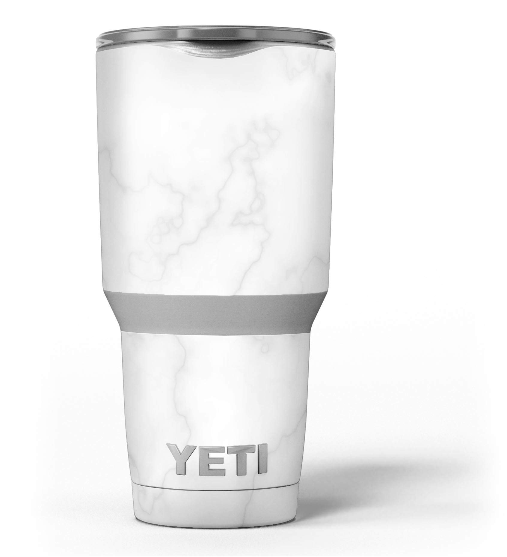 Design Skinz Slate Marble Surface V49 - Skin Decal Vinyl Wrap Kit Compatible with The Yeti Rambler Cooler Tumbler Cups