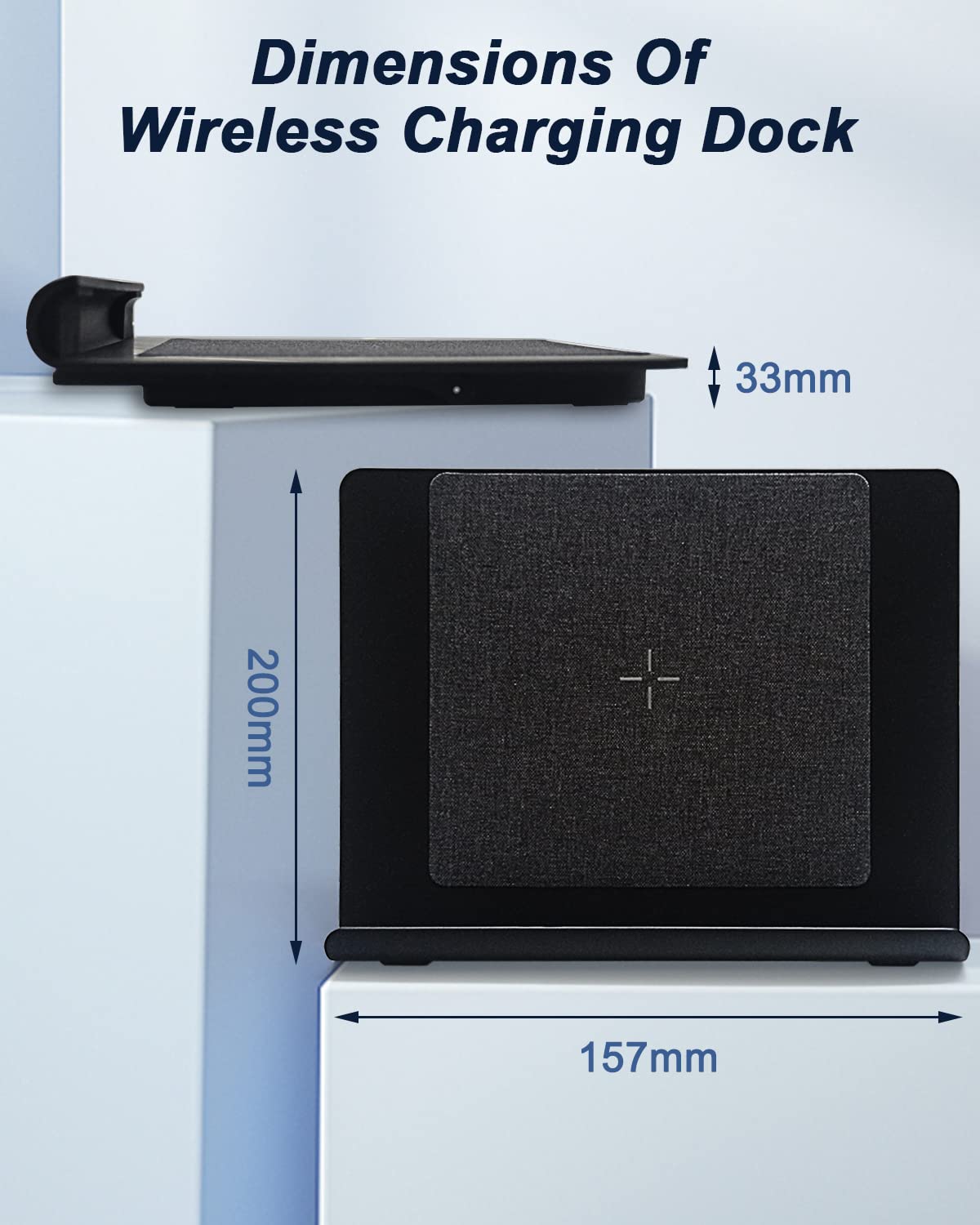 15W Wireless Charging Dock Design for Fire HD 8 Plus(2022 & 2020 Releases) & Fire HD 10 Plus (2021 Releases),DO NOT Compatible with Fire HD 8 & Fire HD 10