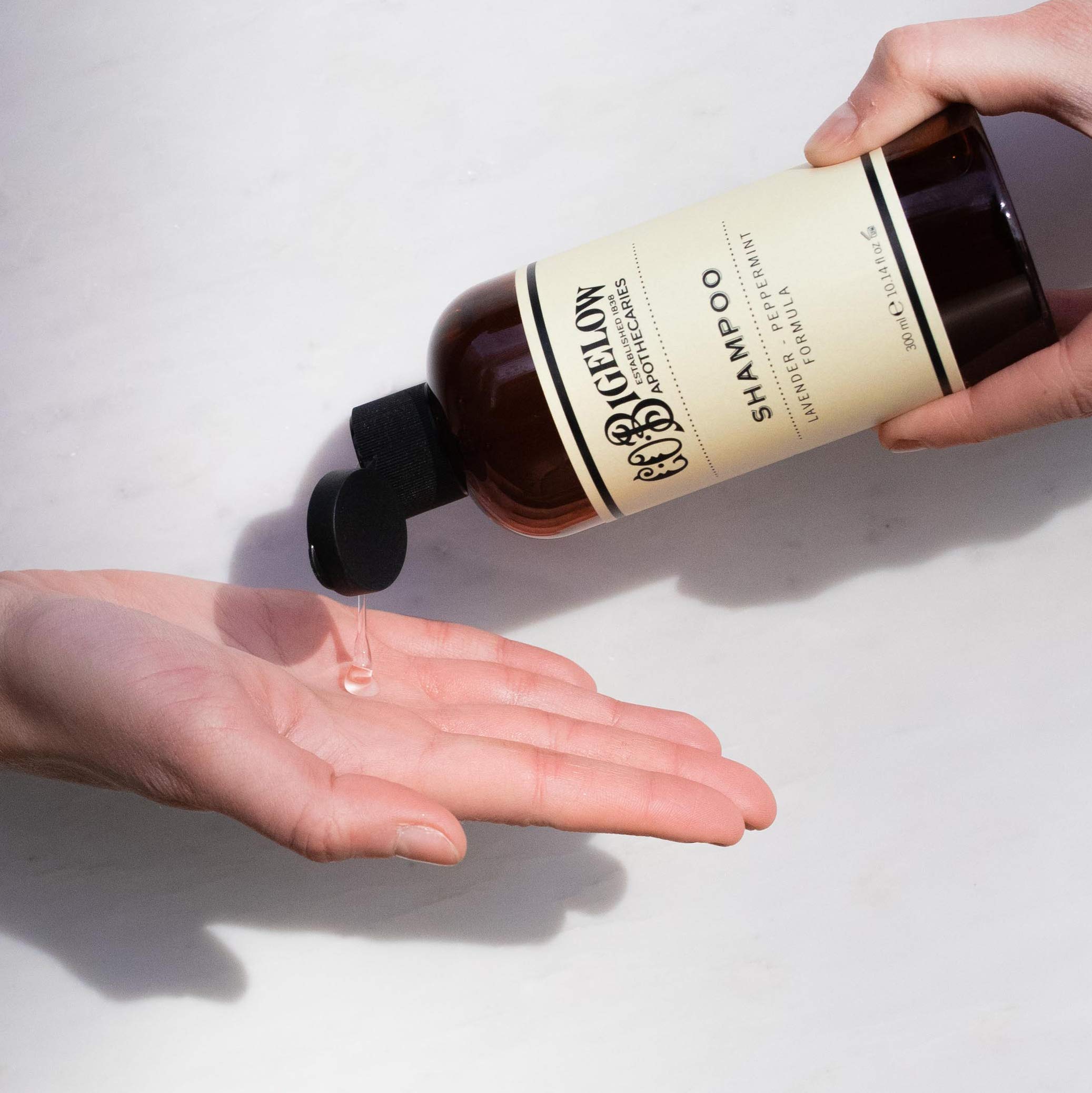 C.O. Bigelow Shampoo, Lavender Peppermint Shampoo Cleanses & Soothes Hair & Scalp, Luxury Shampoos for Men & Women, 10.4 Fl Oz.