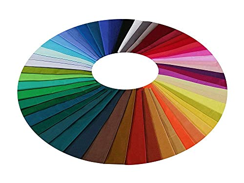 50pcs 8 x 8 inches Multicolor Cotton Fabric Bundle Squares for Quilting Sewing, Precut Fabric Squares for Craft Patchwork