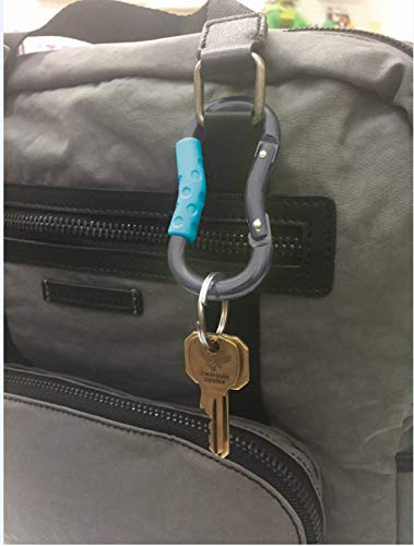 Good Gear 3 Pieces Baby Stroller Hooks, Curved Hook Clips with TPE Grips, Shopping Cart Bag Holder