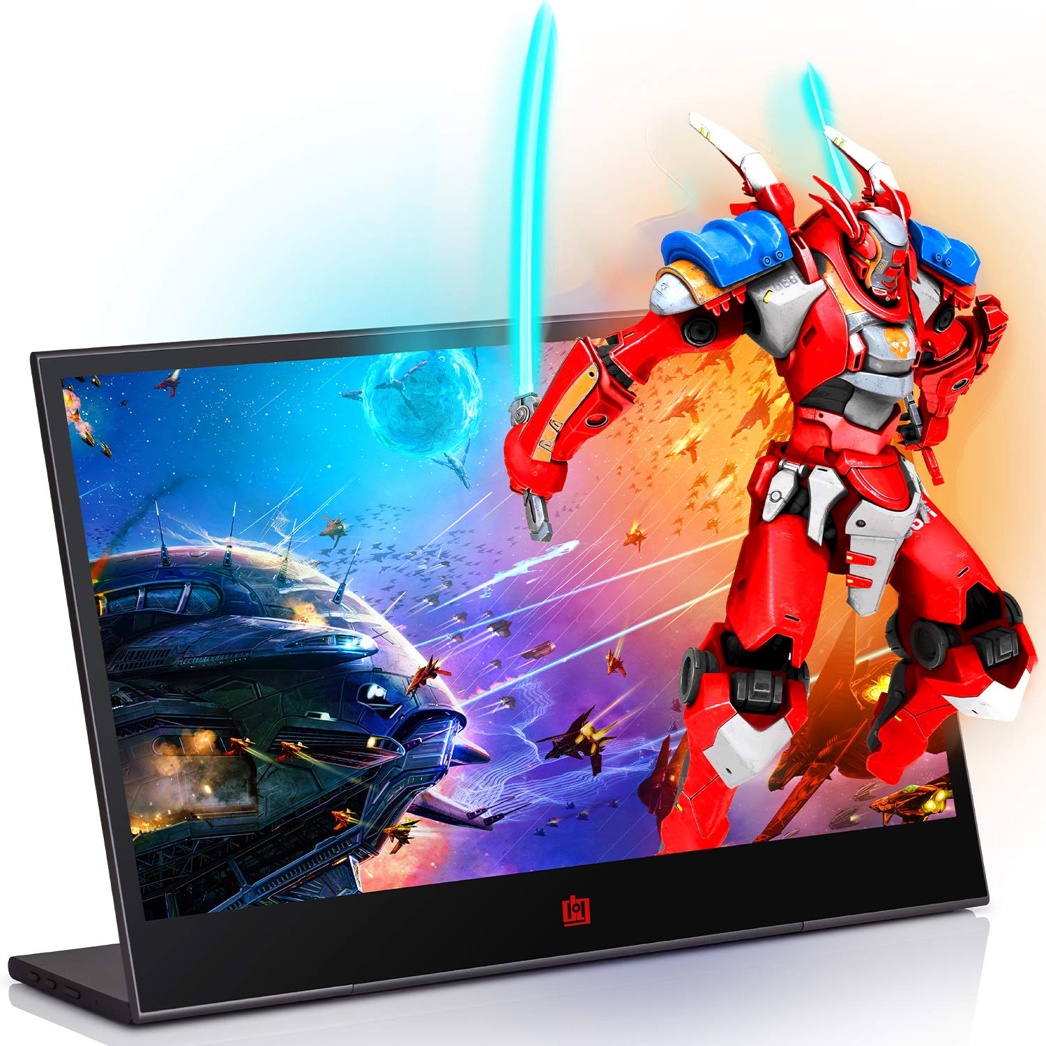 Deco Gear 15.6" 1920x1080 Portable Monitor, 60Hz, Touchscreen with 1-YR CPS Enhanced Protection Pack Bundle