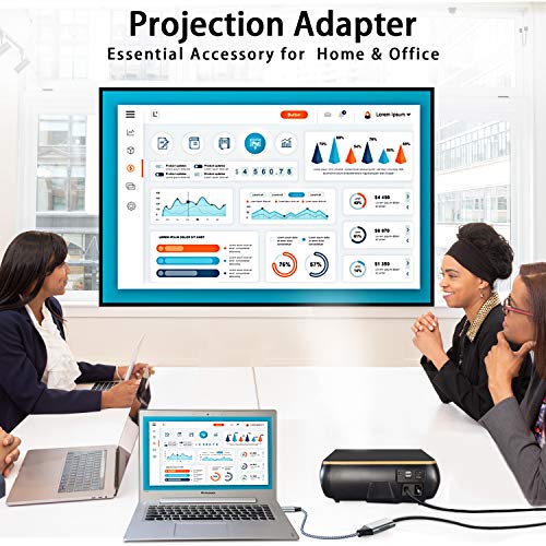 vilcome USB C to HDMI Adapter, Aluminum Thunderbolt 3 to HDMI Adapter Converter 4K@60Hz,USB 3.1 Type C Hub for MacBook Pro,MacBook Air,XPS,Samsung Galaxy S10/S9/Note 10/9/8 and More