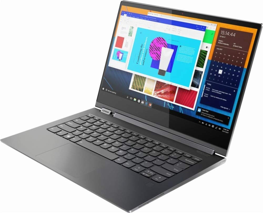 Lenovo 2019 Yoga C930 2-in-1 13.9" FHD Touch-Screen Laptop - Intel i7, 12GB DDR4, 1TB PCIe SSD, 2X Thunderbolt 3, DolbyAtmos Audio, Webcam, WiFi, Active Pen, 3 LBS, 0.6", Windows10, Iron Gray