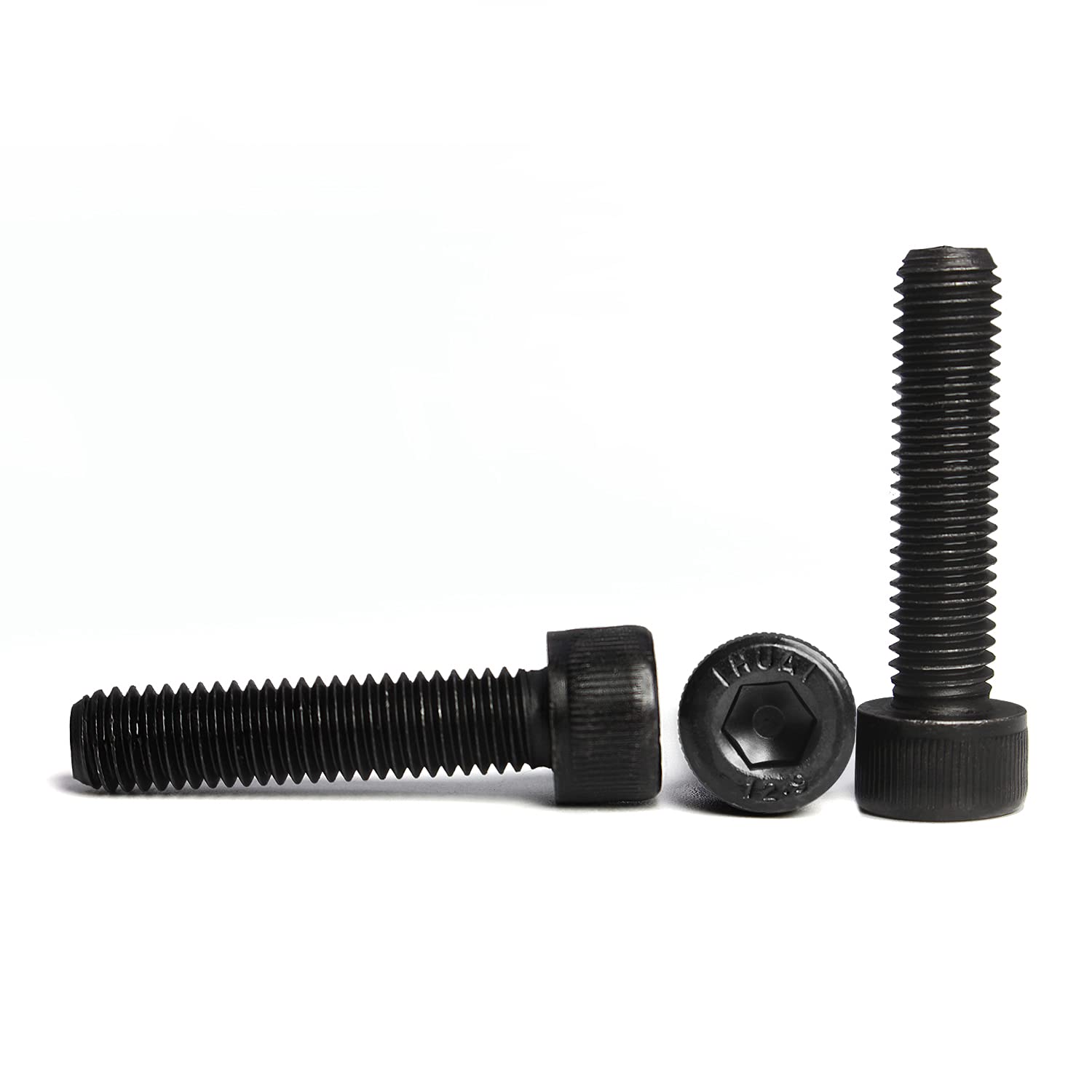 M4 x 20mm Socket Head Cap Screws Bolts 12.9 Grade Alloy Steel Metric Machine Hex Socket Screw, Black Oxide Finish, Fully Threaded, 50PCS