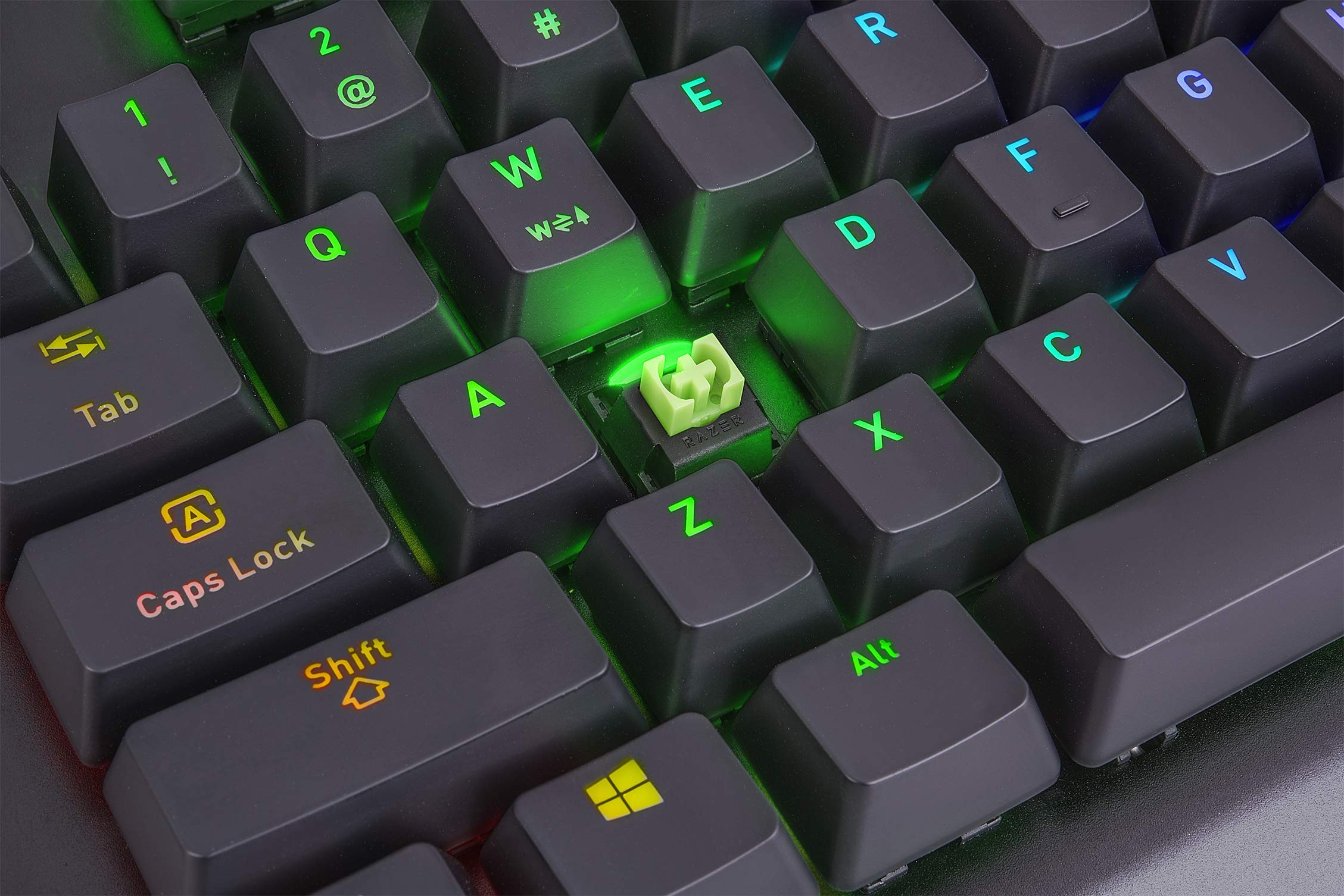 Thermaltake Level 20 GT RGB Mechanical Gaming Keyboard, Razer Green Switches, 16.8M Color RGB, Razer Chroma Compatible - GKB-LVG-RGBRUS-01