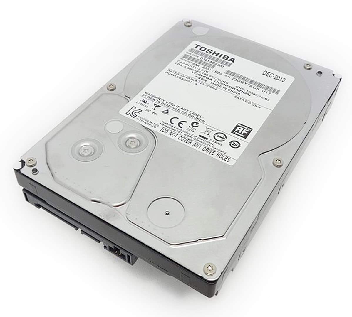 3TB Toshiba DT01ABA300 3.5-inch SATA 6Gbps Hard Drive (5940rpm, 32MB cache)