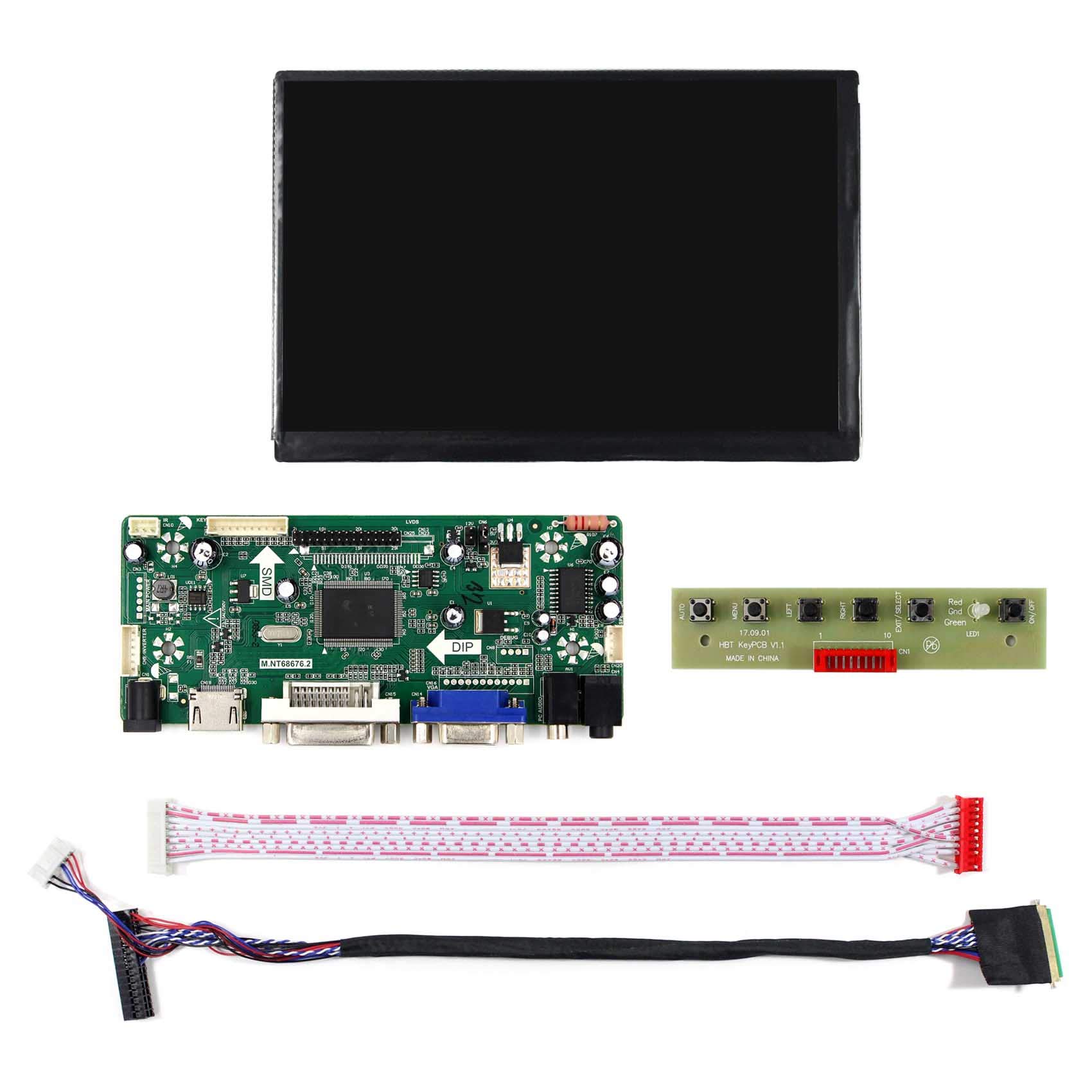 7" Portable Monitor N070ICG-LD1 LCD Screen 1280X800 Display Resolution for HDMI DVI VGA Audio LVDS Controller Driver Board