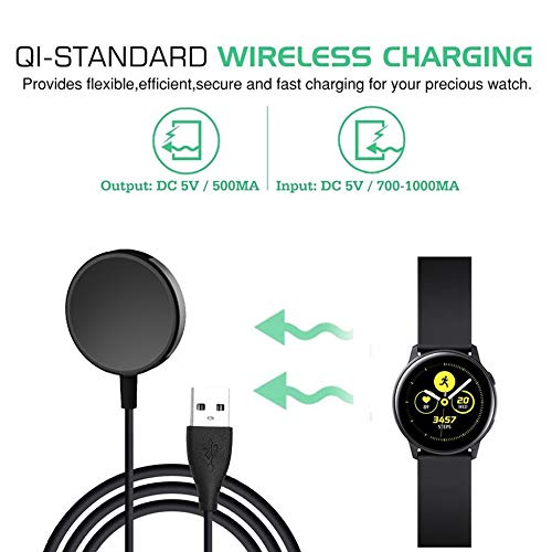 Charger for Samsung Galaxy Watch 4/3 SENIOROY Charging Dock Compatible with Galaxy Watch4 Classic watch3 Active 2 (1 Pack)