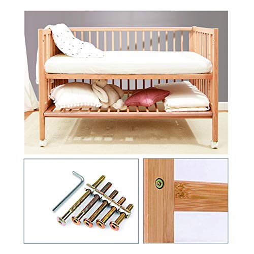 243PCS M6 Kit Crib Screws Baby Bed Screws Hardware Replacement Kit, Hex Socket Head Cap Screws Nuts for Furniture Beds Crib by SG TZH