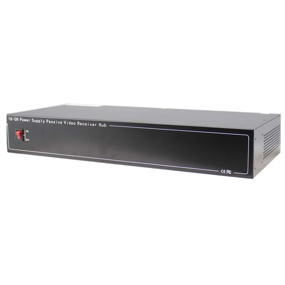 16 Channel Video Balun Power Supply Passive Video Receiver Hub,DC12V 20A 240W