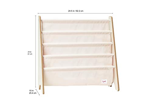 3 Sprouts Book Rack β Kids Storage Shelf Organizer Baby Room Bookcase Furniture, Sloth