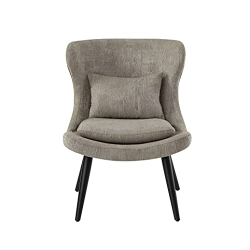 Ball & Cast Living Room Upholstered Accent Chair 25" W x 29"D x 32.5" H Grey Set of 1