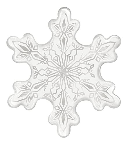 2pack Snowflake Balloon Snowflake Decorations for Winter Wonderland Party Birthday Party, Baby Shower Decorations