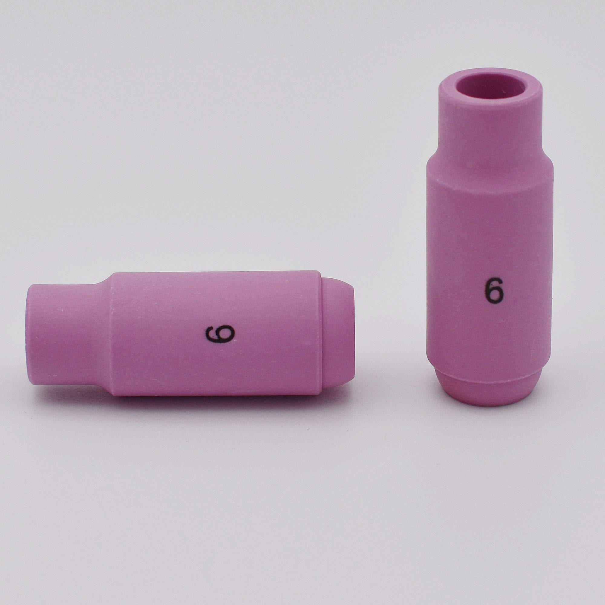 10N48 6# TIG Alumina Nozzles Ceramic Shield Cup Fit DB PTA SR WP 17 18 26 TIG Welding Torch 10PK (10N48 6#)