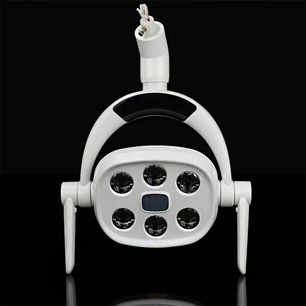 15W Induction Light Dental LED lamp AC/DC 12-24V Dental Oral Lamp for Dental Chair Unit, Pet Surgery Lamp（22mm Connector）