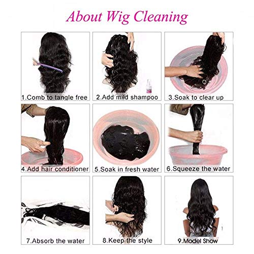 Fheaicr Human Hair Bundles 12A Brazilian Body Wave Bundles 100% Unprocessed Brazilian Hair 28 Inch Bundles Natural Black(1 Bundle)
