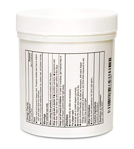 16 oz Globe Zinc Oxide 20% Skin Protectant Barrier Ointment, Treatment for Diaper Rash, Relief From Poison Ivy, Sumac & Oak, Protects From Wetness, Protects Chafed Skin
