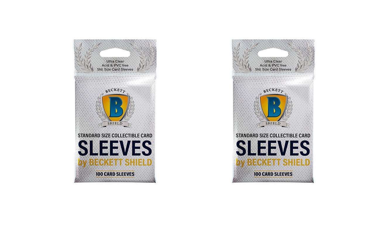 2 Packs Beckett Shield Clear Soft Card Sleeves