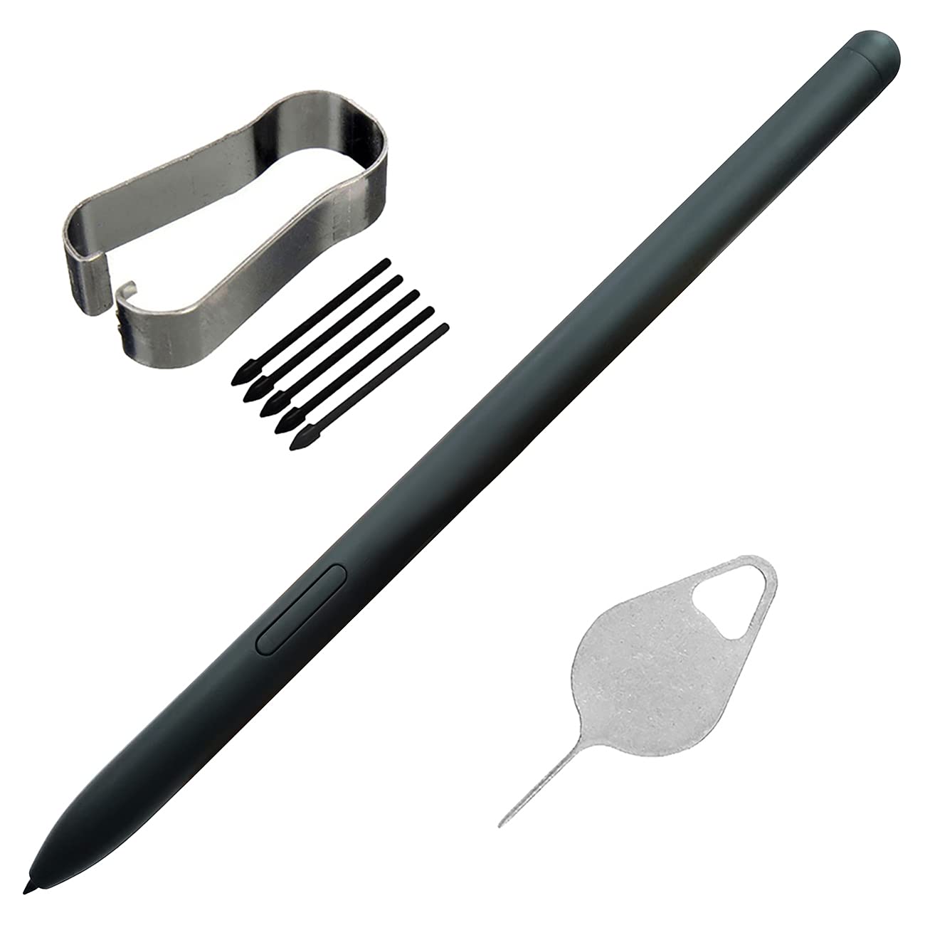 Bestdealing Galaxy Tab S6 Lite S Pen P610N P615 P610 Stylus Replacement Touch Pen for Samsung Galaxy Tab S6 Lite SM-P610N SM-P615 SM-P610 10.4" with Tips Tweezer S6lite Pen Repair Part (Oxford Gray)