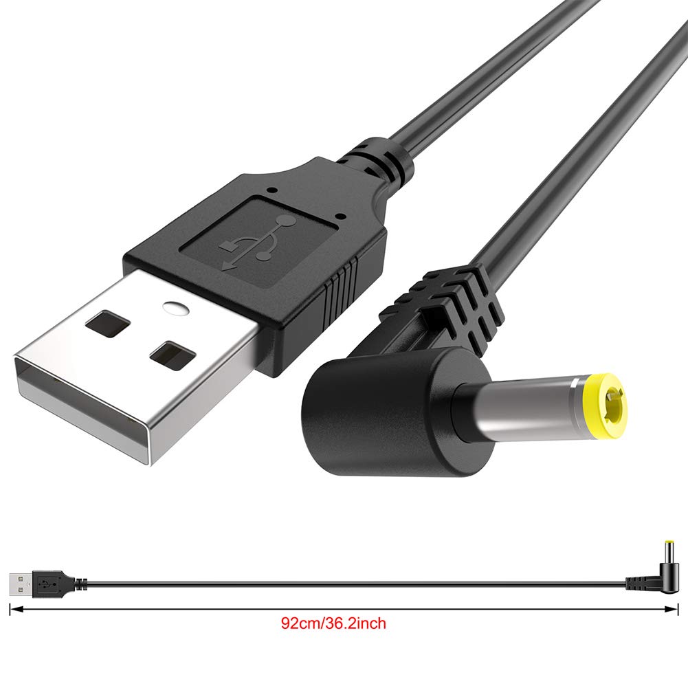 2 Packs USB DC Cables for Panasonic K2GHYYS00002 HD Camcorder, Ideal Power Supply Replacement Charger Charging Cords for HC-V180K HC-V380K HC-V770 HC-VX870 HC-WX970 HC-WXF991