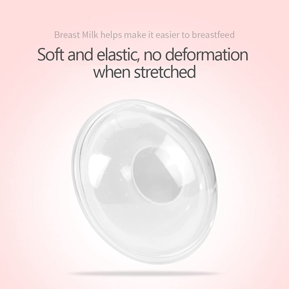 1pc Silicone Collection Cover Baby Feeding Breast Milk Shells Soft Postpartum Nipple Suction Container Breast Milk Collector Nursing Cups