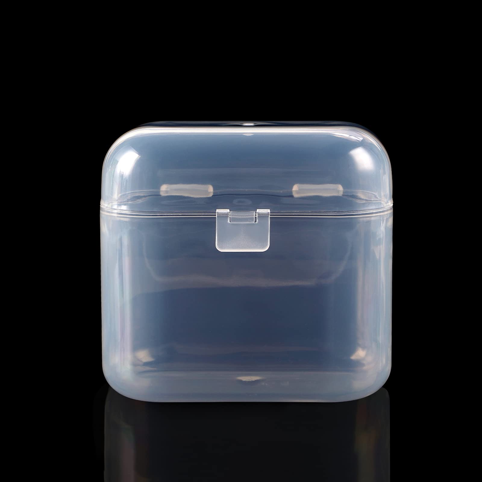 Accmor Pacifier Container Can Storage 2 Pacifiers, Baby Pacifier Holder Case for Travel, BPA Free,Transparent