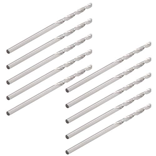 10Pcs High Speed Steel Cobalt Drill Bit Set, 1.75mm/0.07in Twist Drill Bit Small Straight Shank Pearl Drilling Machine Tools, for Pearl Beads Punching, Jewelry Processing