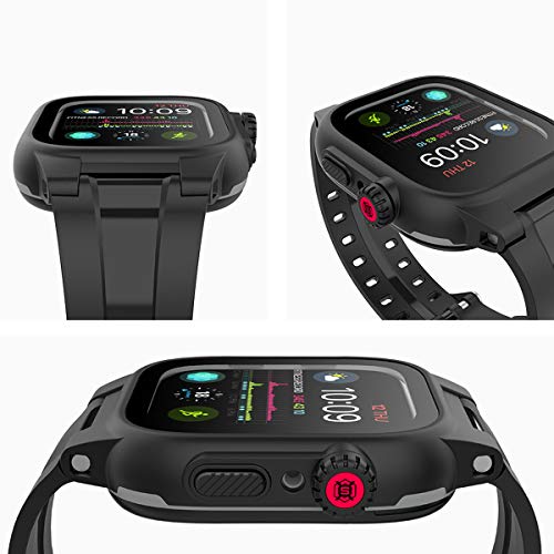 44mm Apple Watch Series 6 Series 5 Series 4/SE Waterproof Case, Built-in Screen Protector, Apple Watch Shockproof and Dustproof Case for Series 6/5/4/SE Case