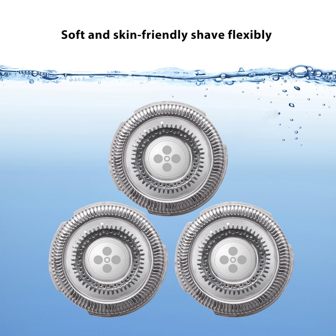 3 Pcs RQ12 Replacement Shaver Blades For PHILIPS NORELCO RQ12 Series Sensotouch 3D 1250XCC 1280X 1290X