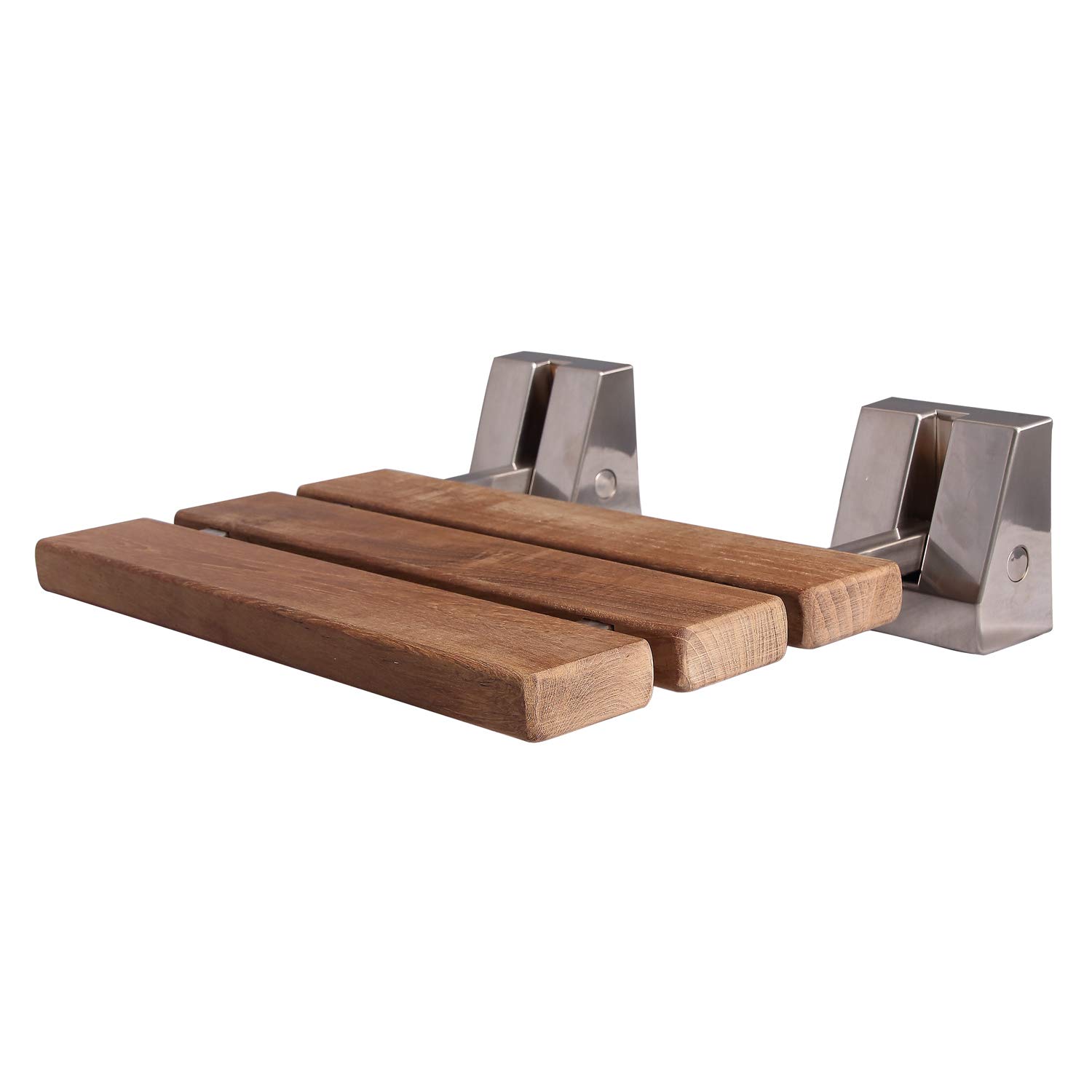 16" Wall Mounted Teak Shower Seat 15-3/4" W x 13" D x 4-1/2" H