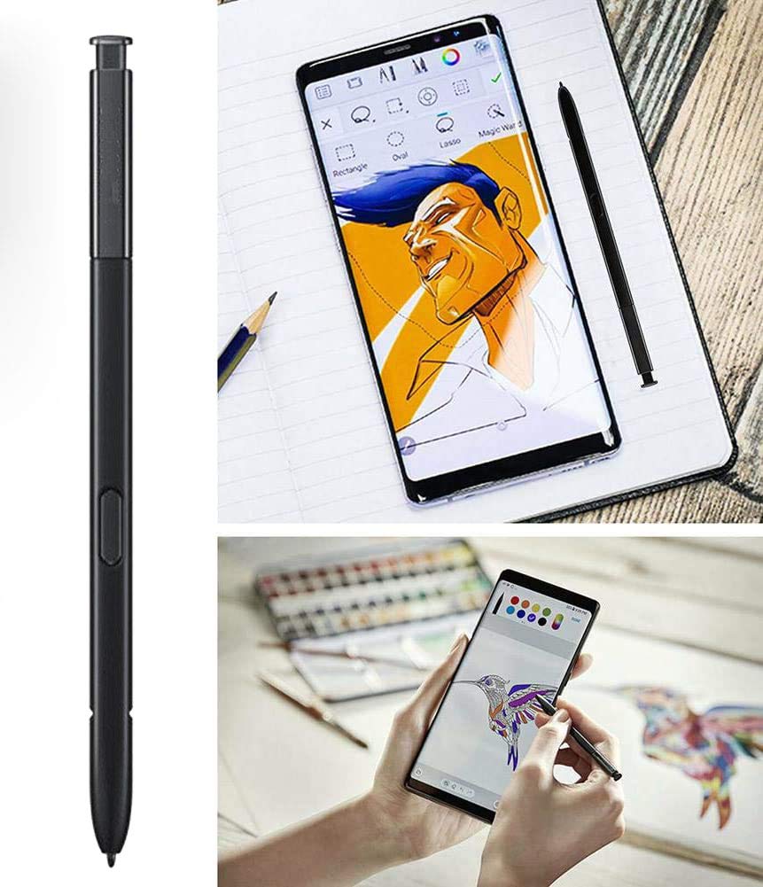 2PCS Galaxy Note 8 Pen, Stylus Touch S Pen Replacement for Galaxy Note 8 N950U N950W N950FD N950F Tips/Nibs+Eject Pin (Black)