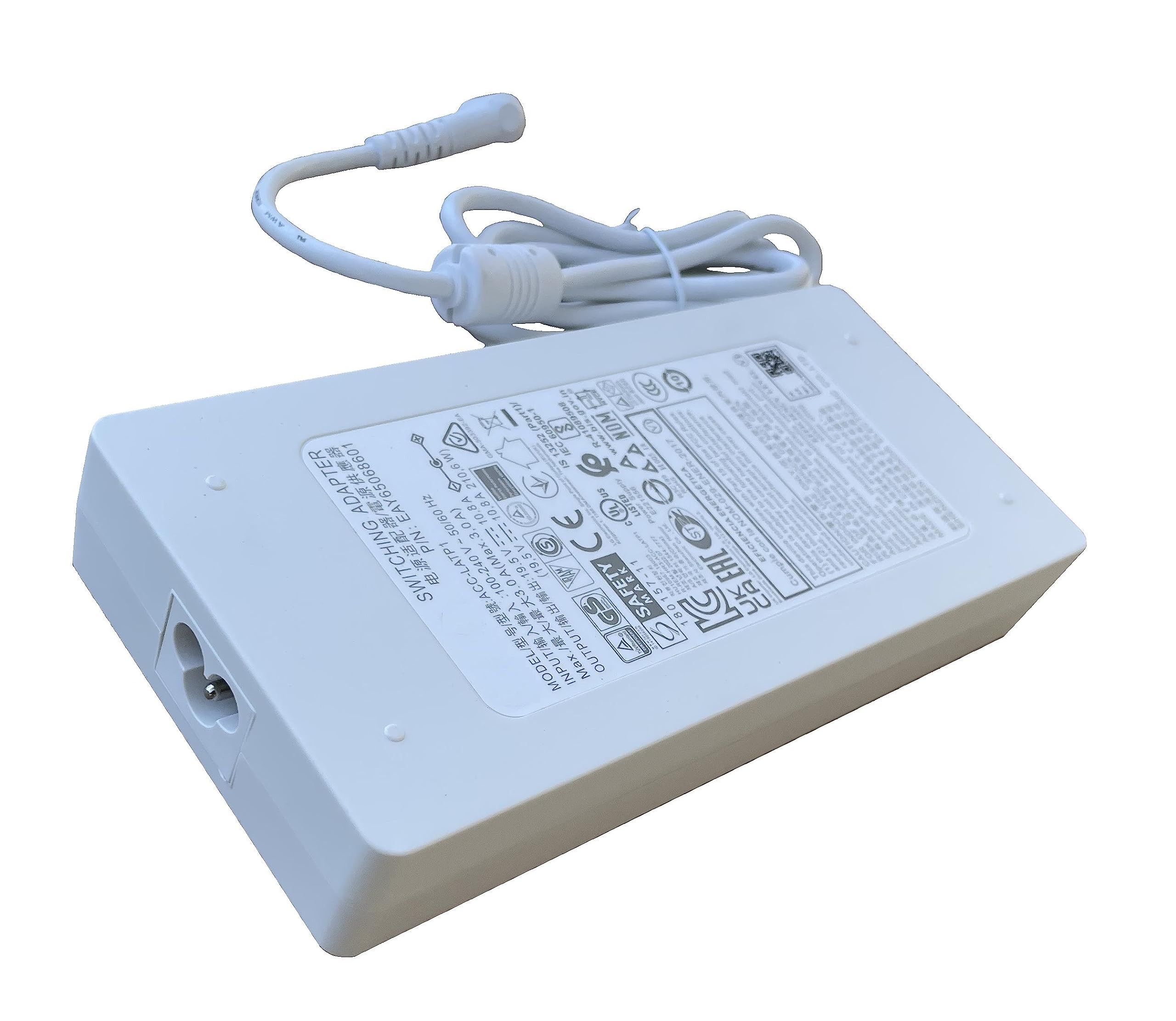 AC Adapter - Power Supply Compatible with LG 34BK95C Curved UltraWide Qhd Nano IPS Monitor
