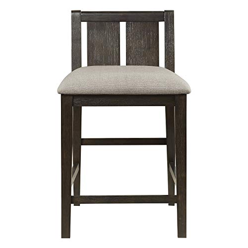 Lexicon Daye 3 Piece Wood Counter Height Dining Set in Dark Cherry