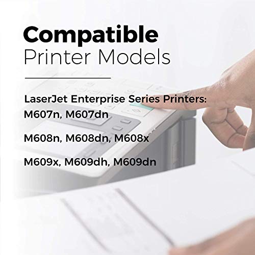 37A Toner MYCARTRIDGE Compatible Toner Cartridge Replacement for HP 37A CF237A 37X CF237X Use with Laserjet Enterprise M607n M607dn M608dn M680n M608x M609d M609dh M609dn Printer Black CF237A Toner