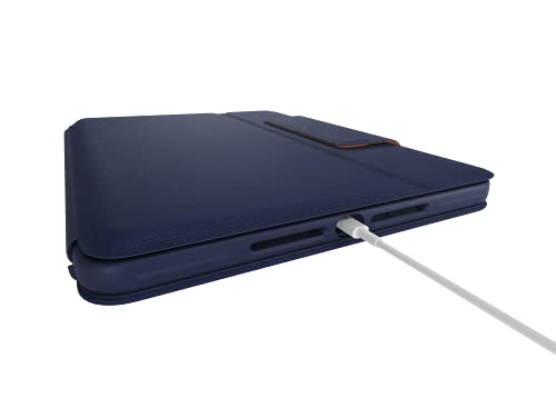 Logitech Rugged Combo 3 iPad Keyboard Case with Smart Connector for iPad (7th and 8th Generation) for Education - Classic Blue