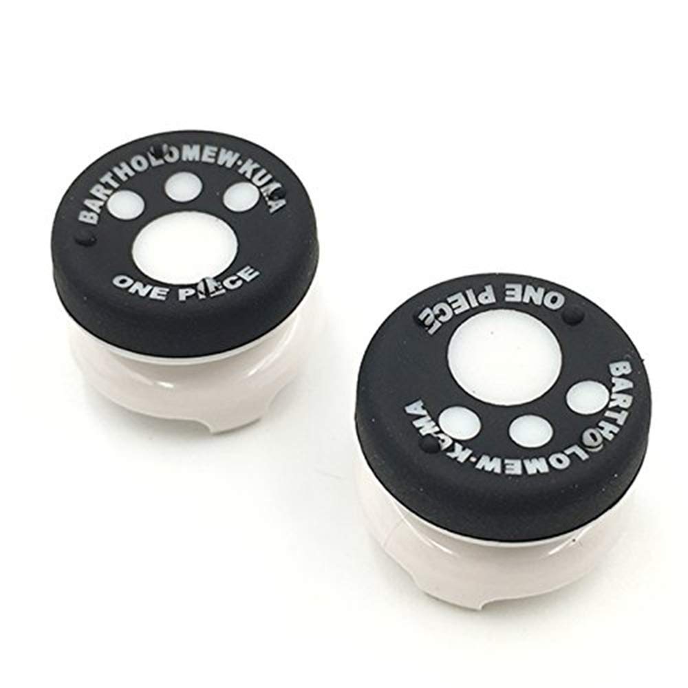 2 Pcs Analog Joystick Stick Cap Thumbstick Thumb Grip Cover Case for PS4 PS3 Xbox One Xbox 360 Controller (White)
