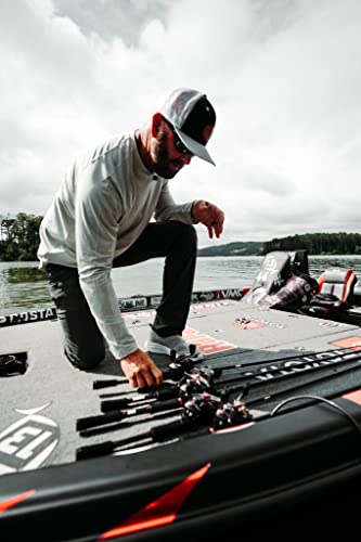 13 FISHING - Inception G2 Baitcast Reel - 7.3:1 Gear Ratio - Left Hand Retrieve (Fresh) - ING2-7.3-LH, Black