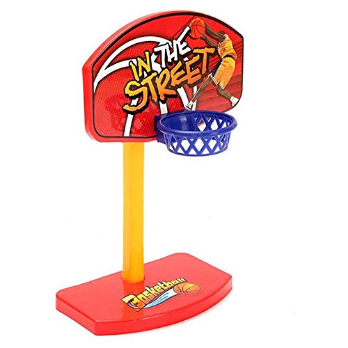 5 Balls+Bracket Parrot Pet Birdie Basketball in The Street Pet Shooting Hoop Balls Toy Parakeet Bell Prop Chew Random Set