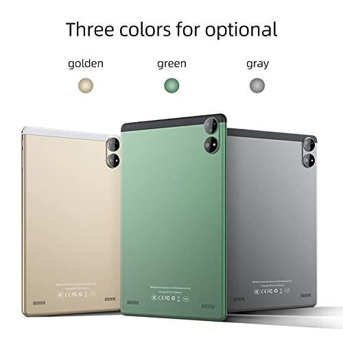 10.1-inch Business Tablet MTK6592 Processor 1280 x 800 Resolution Android 5.1 Green