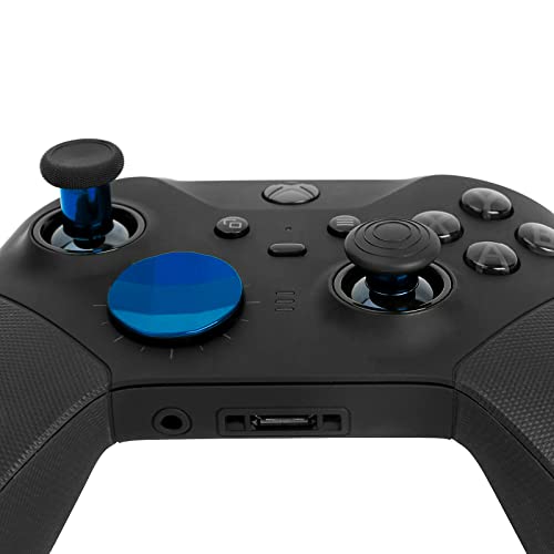 13 in 1 Metal Thumbsticks for Xbox One Elite Series 2, Elite Series 2 Core Controller Parts, Gaming Accessory Replacement, Metal Mod 6 Swap Joysticks, 4 Paddles, 2 D-Pads, 1 Tool(Plating Blue)