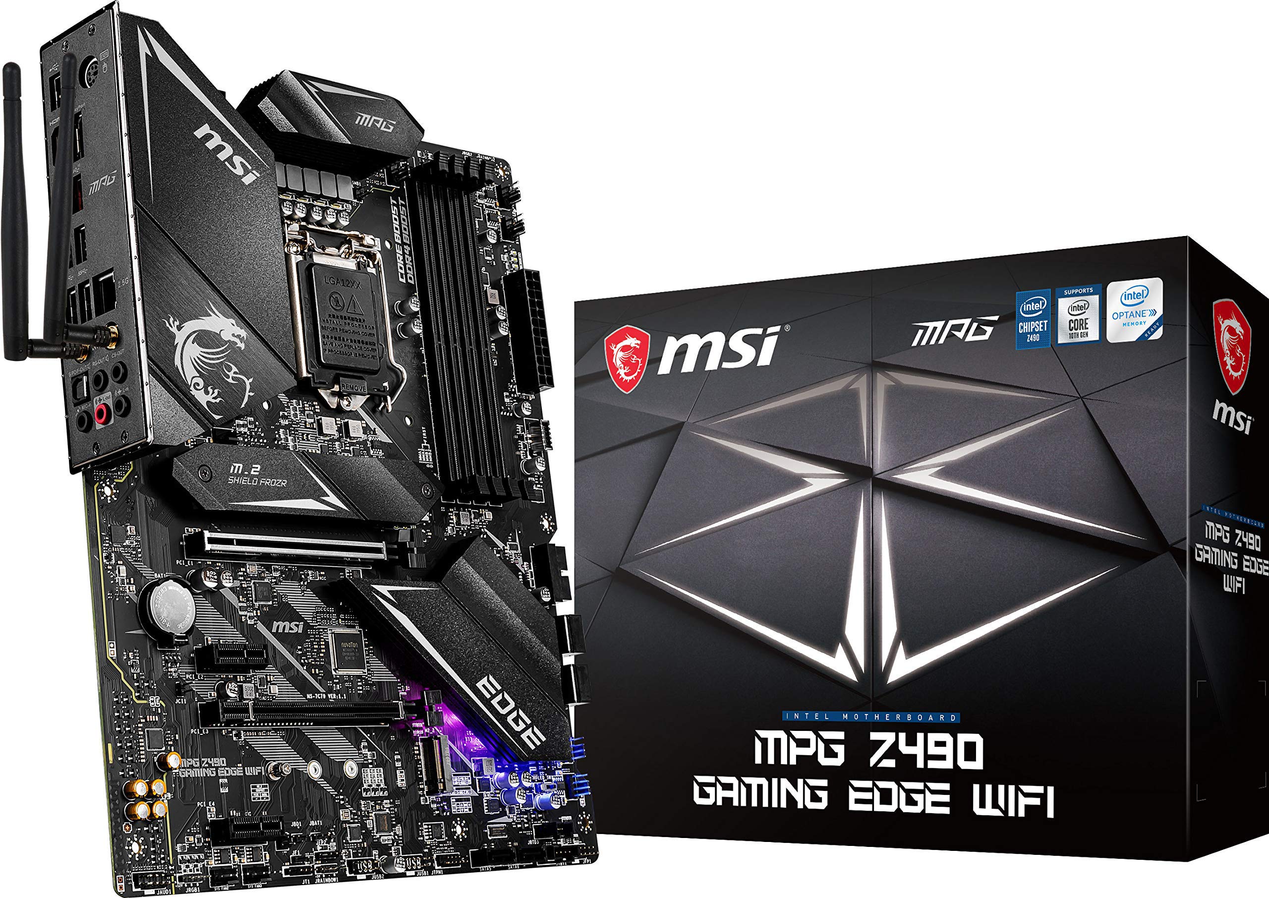 Intel® Core™ i7-11700K Desktop Processor 8 Cores up to 5.0 GHz Unlocked LGA1200 (Intel 500 Series & Select 400 Series Chipset) 125W with MSI MPG Z490 Gaming Edge WiFi ATX Gaming Motherboard