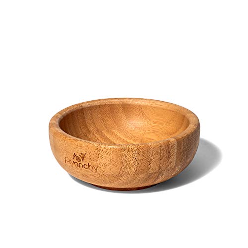 Avanchy Bamboo Baby Bowls MINI Prep Bowl Set for Babies Kids Toddler for Feeding Food 4 oz, Single Bowl