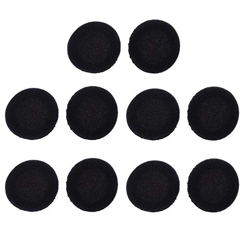 5 Pairs (10pcs) Ear Cushions 10 x 35mm Foam Pads Ear Pad Sponge Earpad Headphone Cover for Headset 1.4inch 3.5cm
