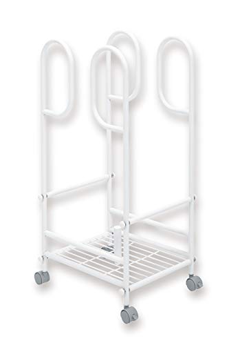Azwil DBS01 Cardboard Stocker, White, Casters