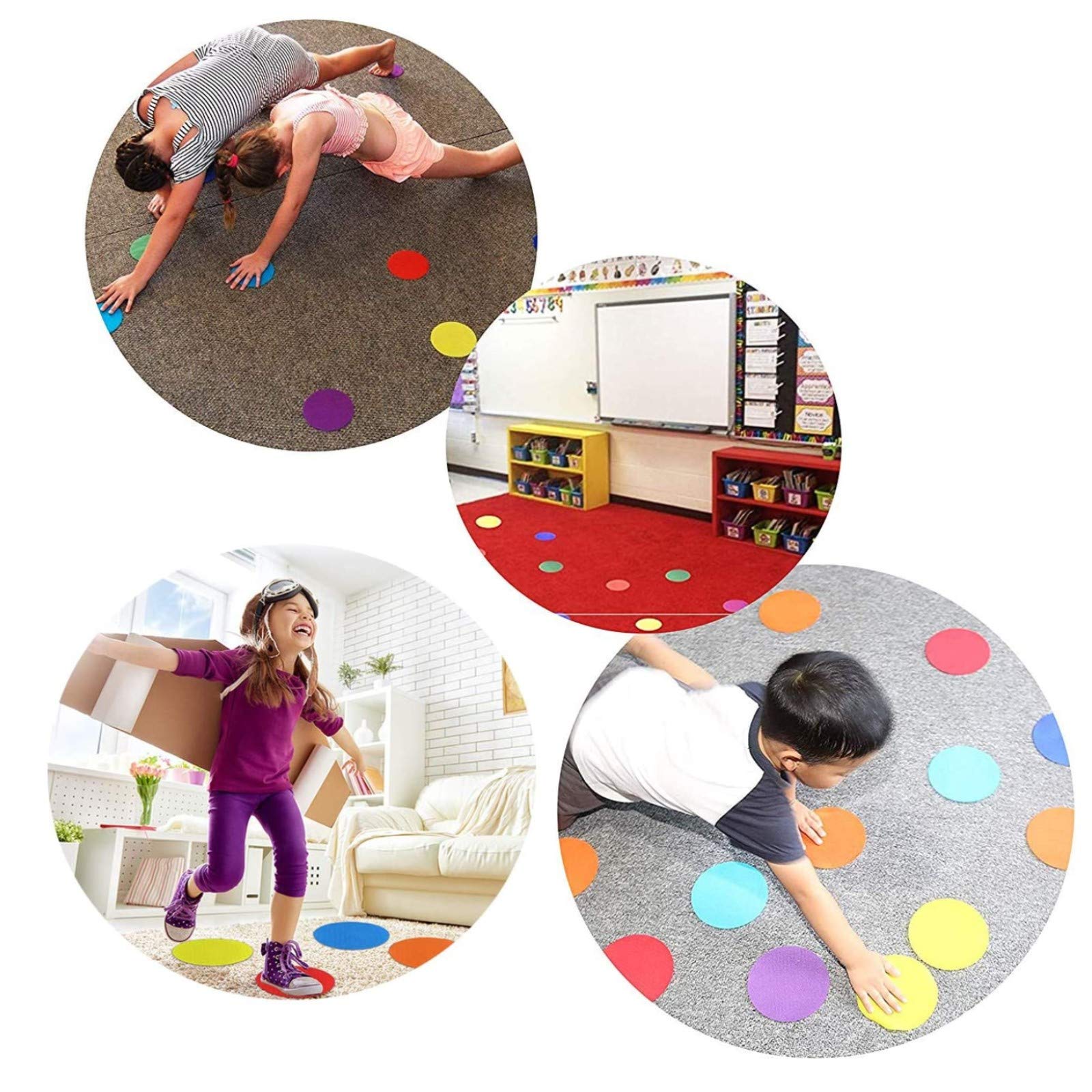 30 Pcs Spot Markers Carpet Markers Kids Sport Spot Circles Classroom Magic Mark Classroom Circles Marker Dots to Educate for Preschool, Kindergarten, and Elementary Teachers