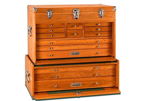 Gerstner International GI-T24/M24 Red Oak Chest and Mid-Base Set