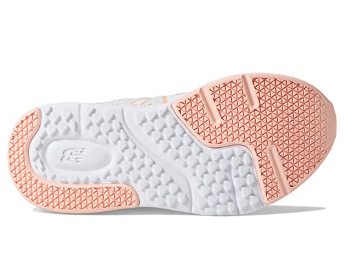 New Balance Kid's Dynasoft 545 V1 Hook and Loop Running Shoe, Summer Fog/Surf/Peach Glaze, 4 Infant