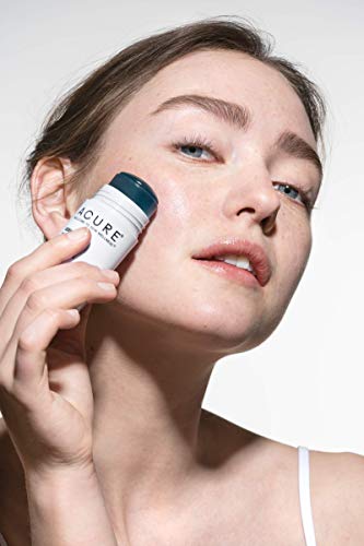 Acure Seriously Soothing Starter Kit - 100% Vegan & For Dry to Sensitive Skin, Includes Cleansing Cream, Cloud Cream, & Day Cream, Serum Stick & Blue Tansy Night Oil, 5 Count